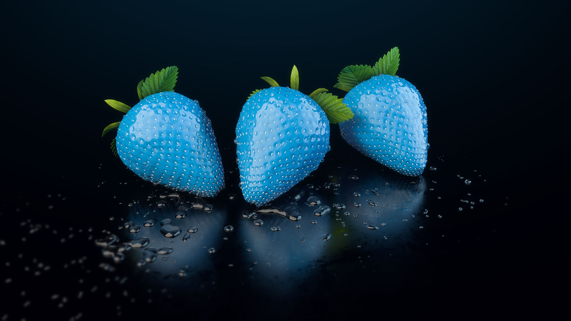 Strawberry | Erdbeere 3D Modellierung | Produktvisualisierung - 4DM Works