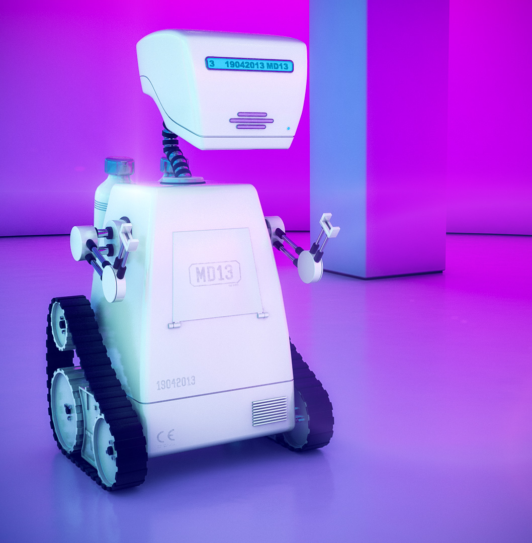 3D-Roboter Animation | Digital Art | 3D CGI und VFX - 4DM Works