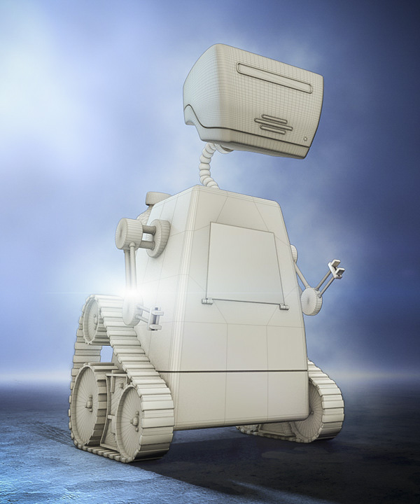 4DM Works - iBot modeling | Digital Art | 3D Animation