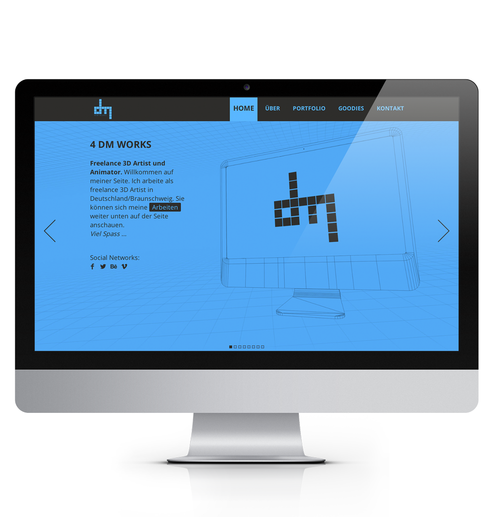 4DM Works - 4DM Logo, Corporate Design and Website